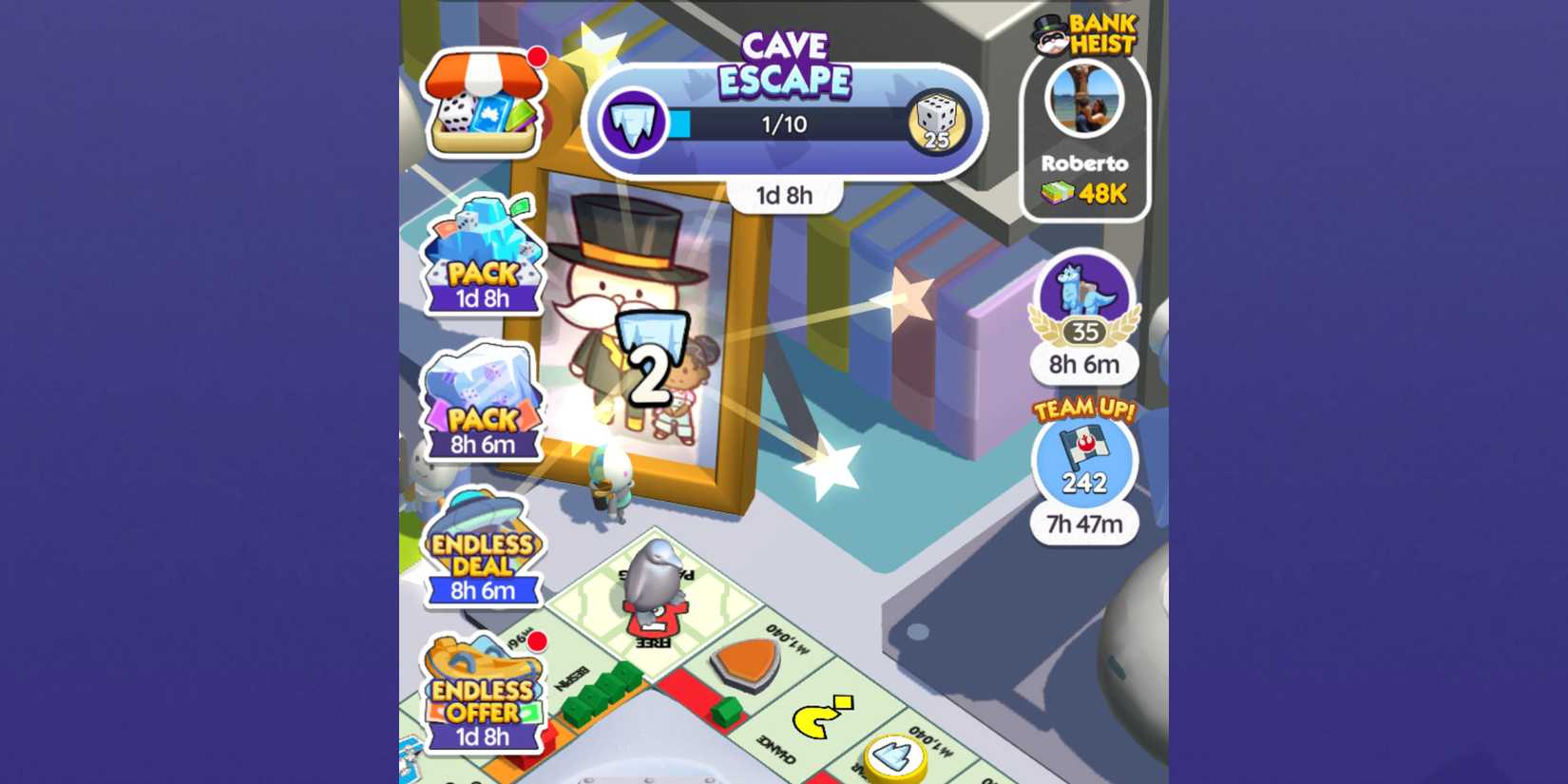 Monopoly Go Cave Escape Rewards And Milestones