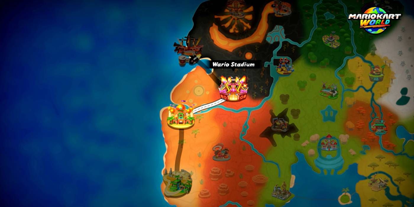 Super Wario World Map