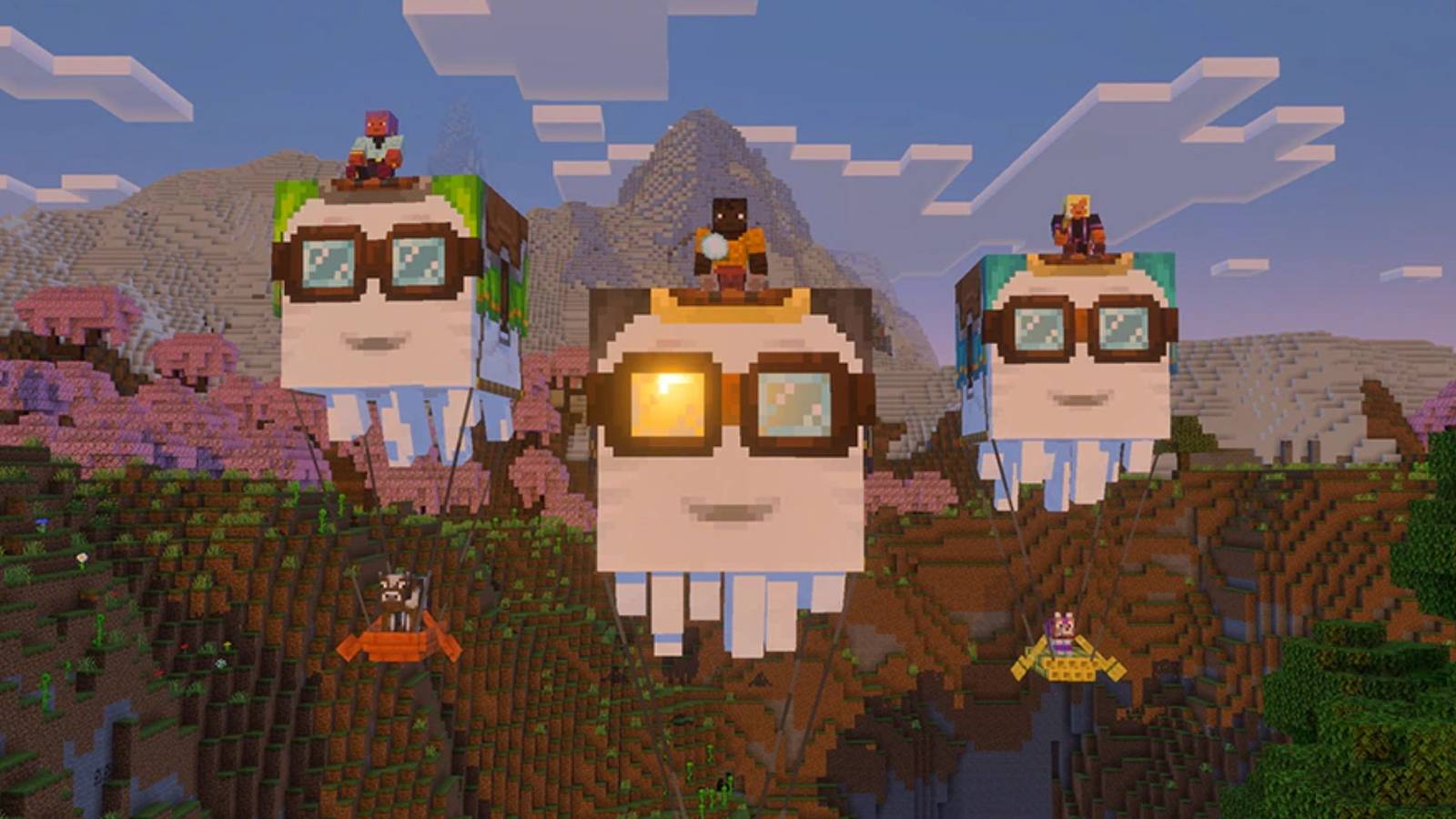 Minecraft Has to Naile One Element of Chase the Skies' Flying Mount