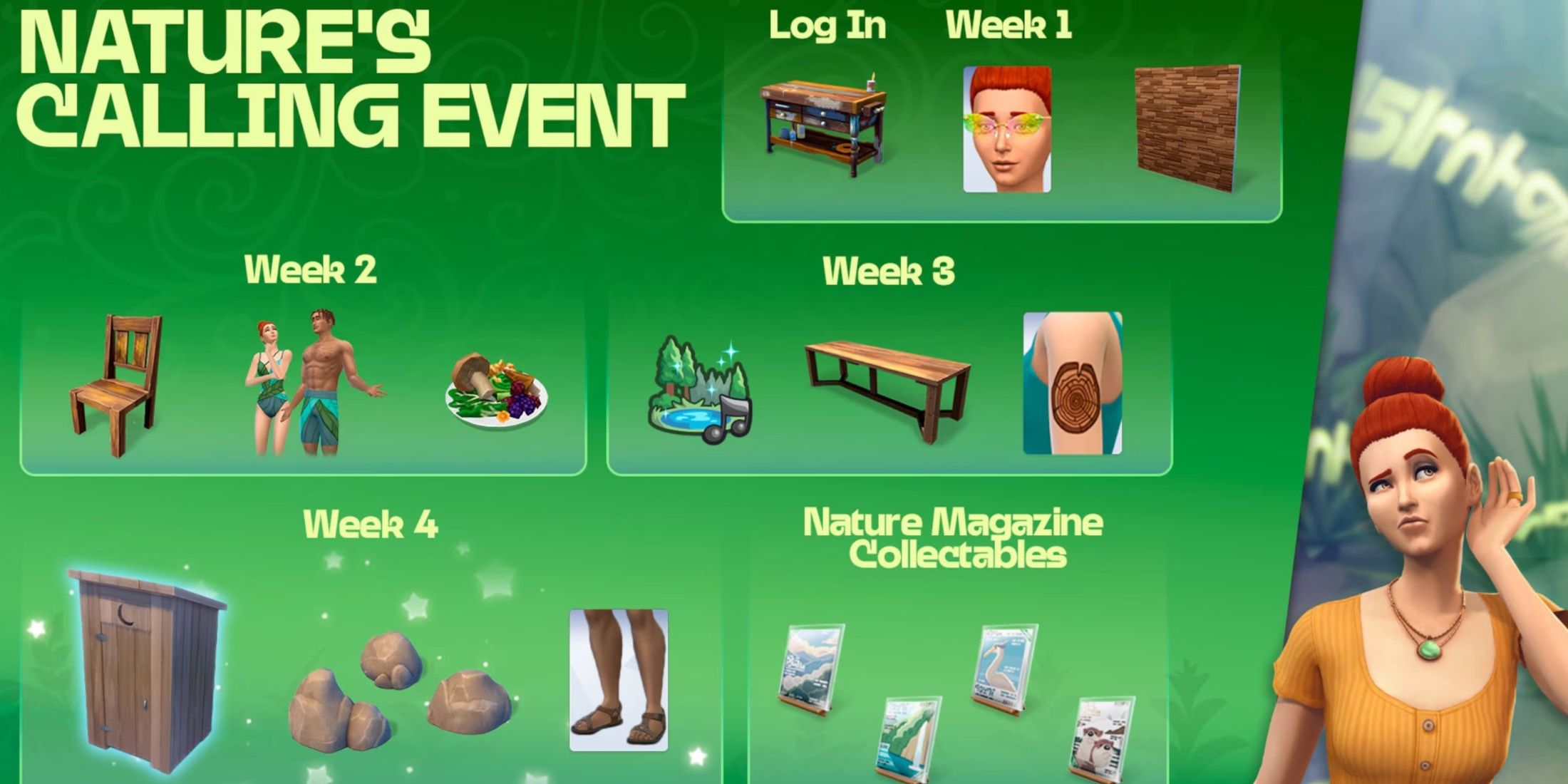 The Sims 4: Nature's Calling Event Guide - ValoSettings.com