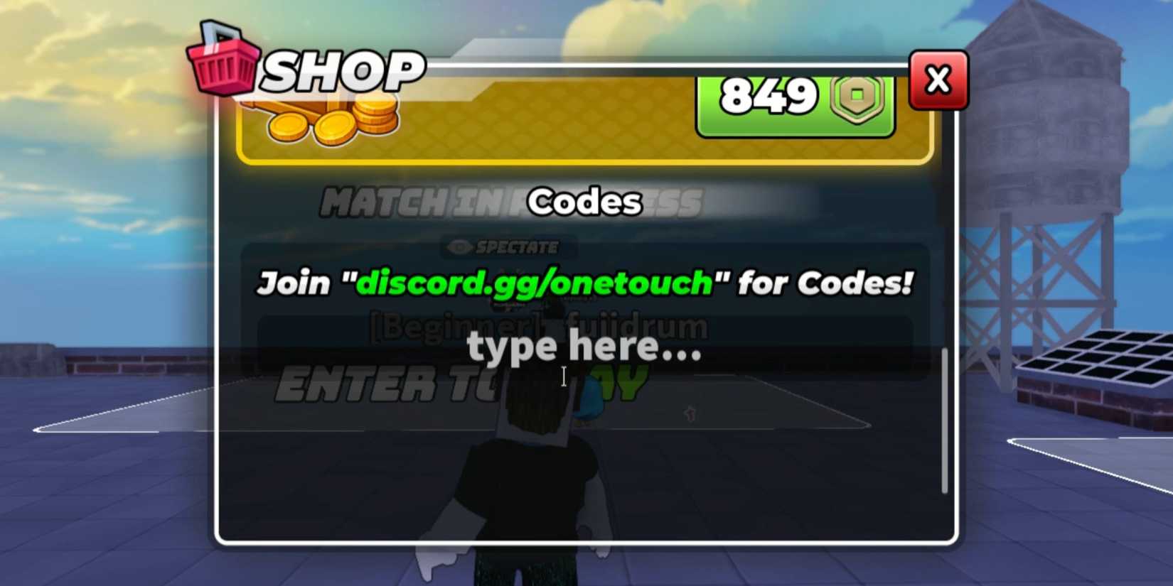Roblox: One Touch Codes