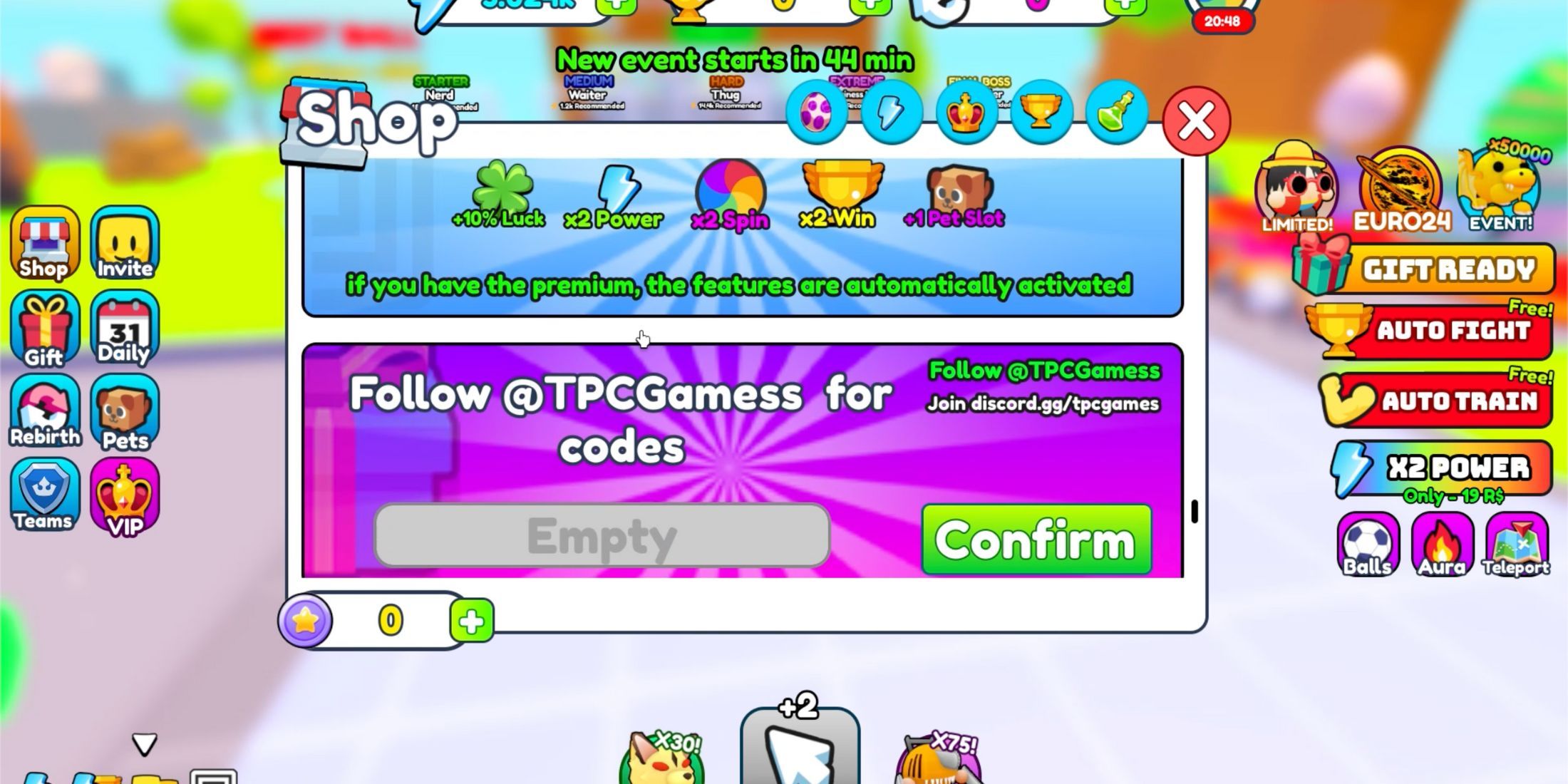 Roblox: Soccer Simulator Codes