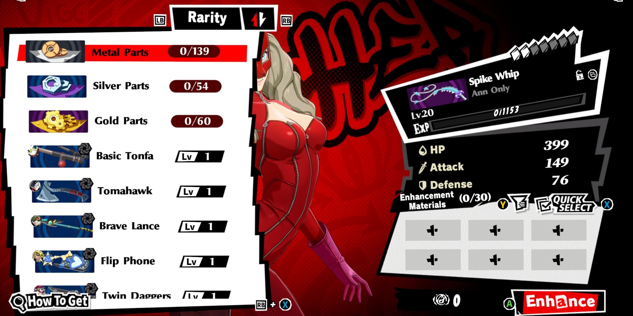 How to Eqiup and Upgrade Weapons in Persona 5: The Phantom X ...