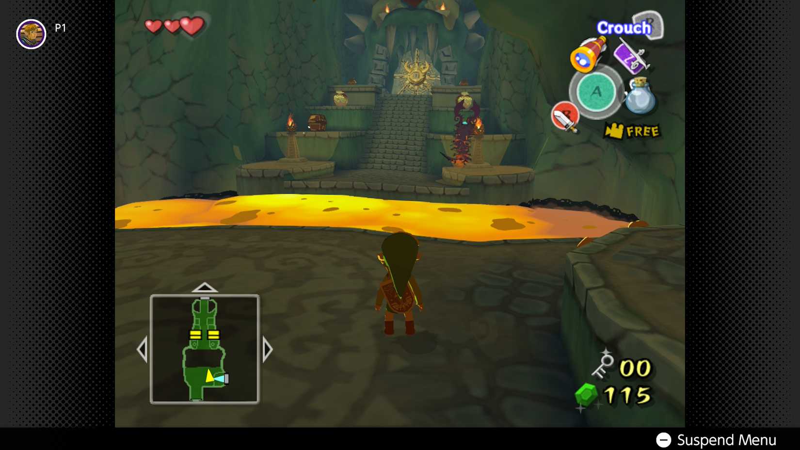 The Legend of Zelda: The Wind Waker - Dragon Roost Cavern Walkthrough