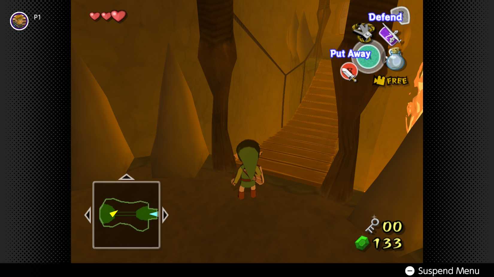 The Legend of Zelda: The Wind Waker - Dragon Roost Cavern Walkthrough
