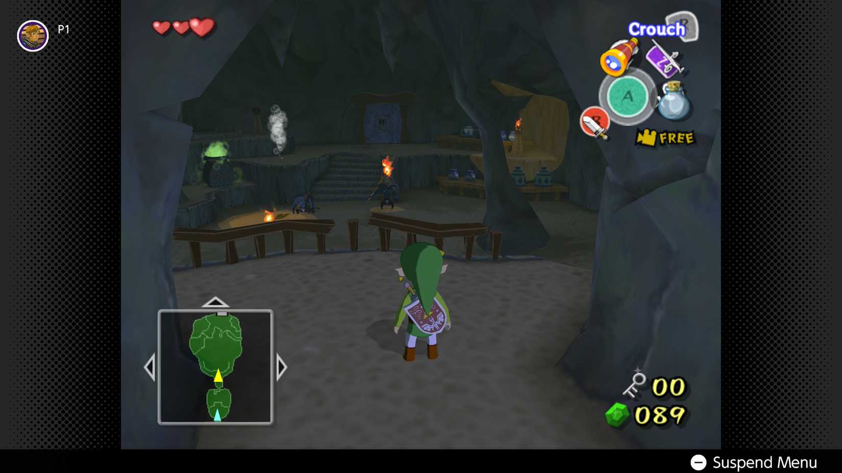 The Legend of Zelda: The Wind Waker - Dragon Roost Cavern Walkthrough