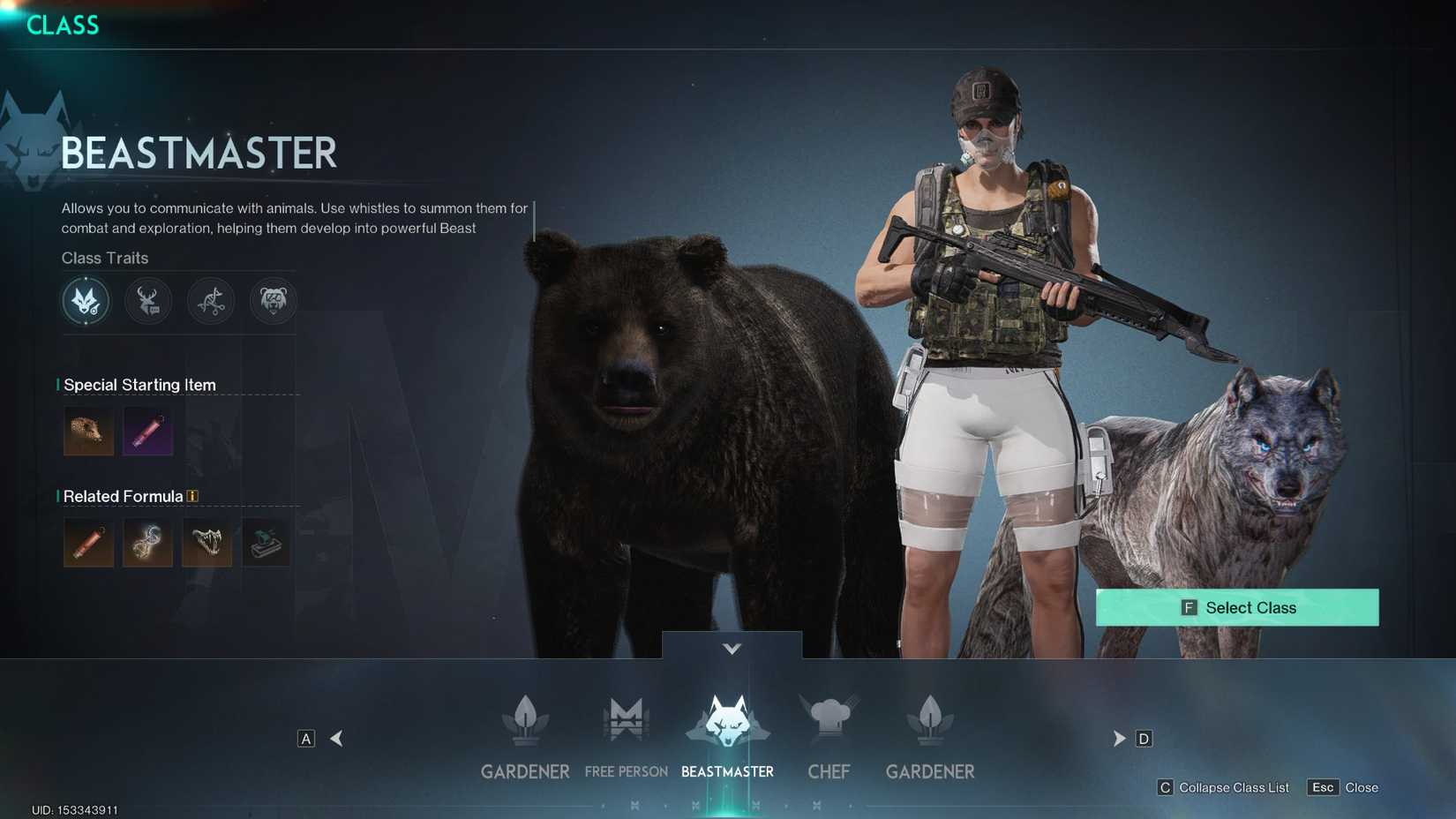 How to Play the Beastmaster Class in Once Human