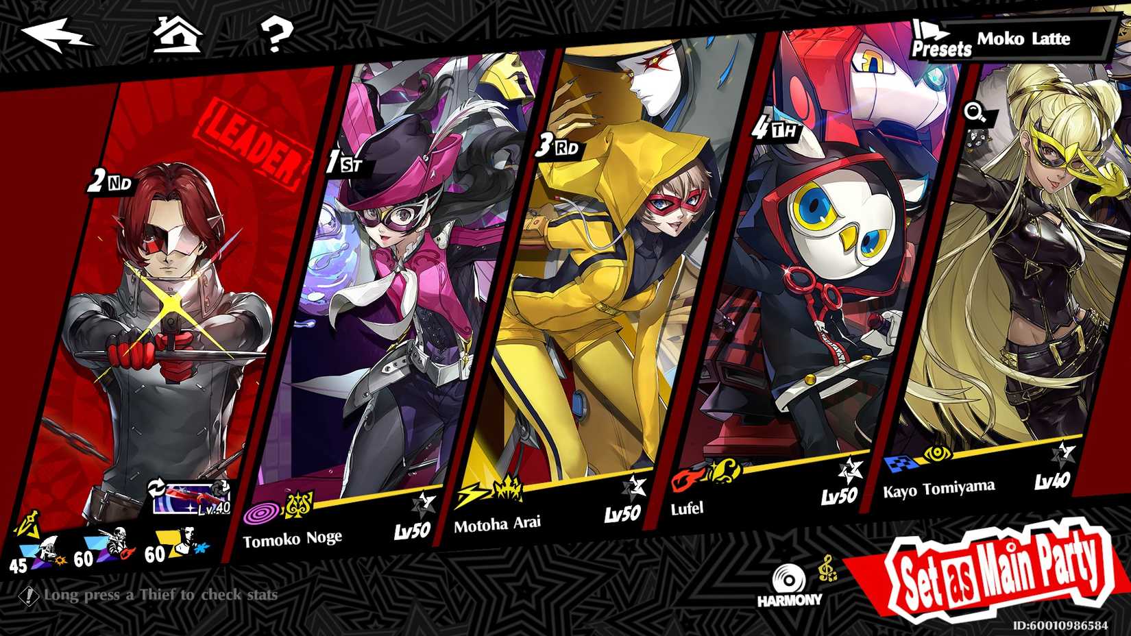 Persona 5 The Phantom X: Best Moko Build