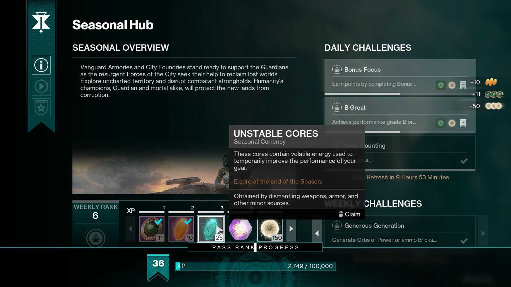 Destiny 2; How to Farm Unstable Cores