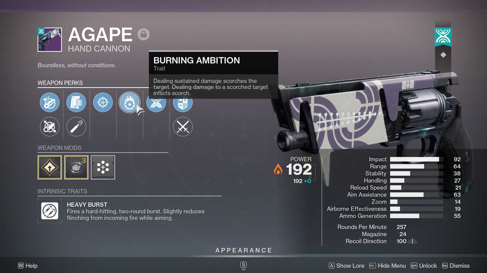 Destiny 2: Burning Ambition Perk, Explained