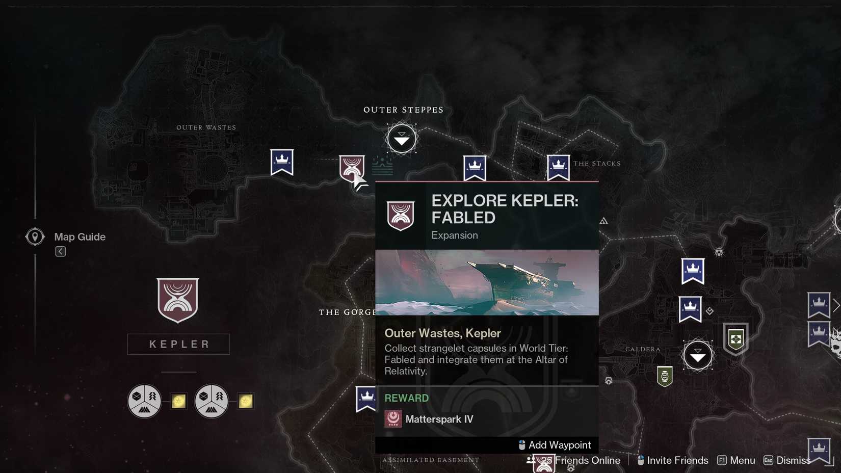 Destiny 2: All Strangelet Locations in Explore Kepler: Fabled Mission