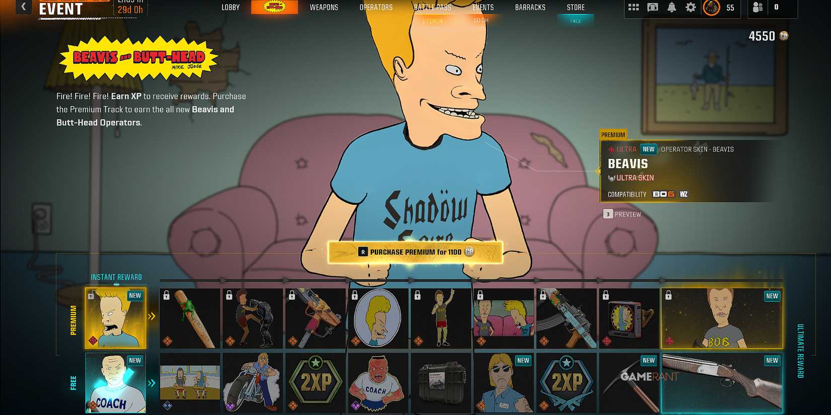 Beavis & Butt-Head Event Pass Guide in Black Ops 6 & Warzone