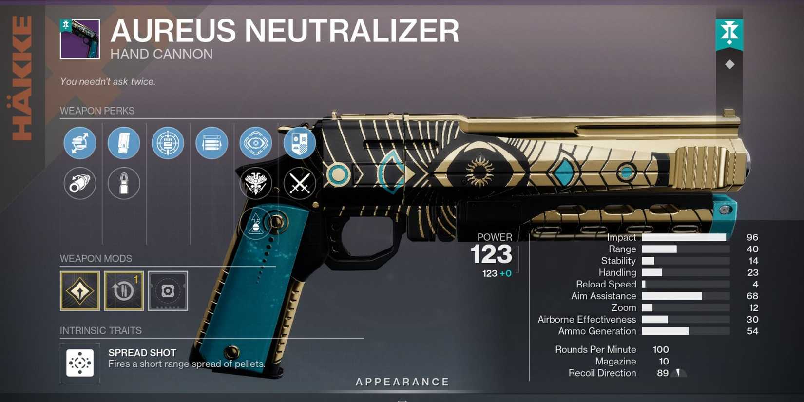 All Aureus Neutralizer God Rolls in Destiny 2
