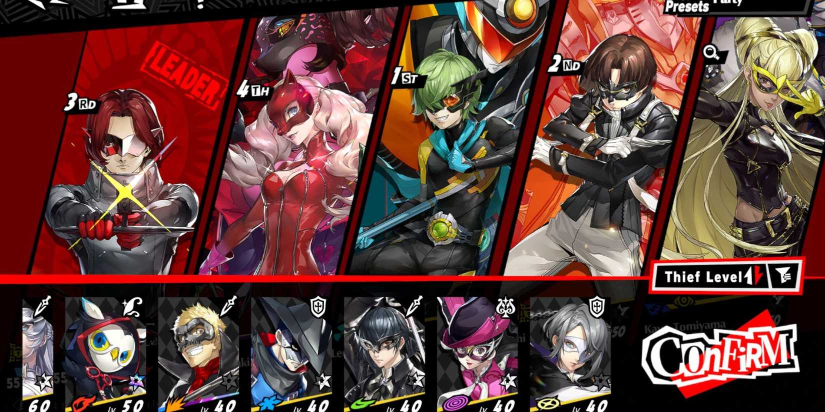 Persona 5 The Phantom X Panther Build Guide