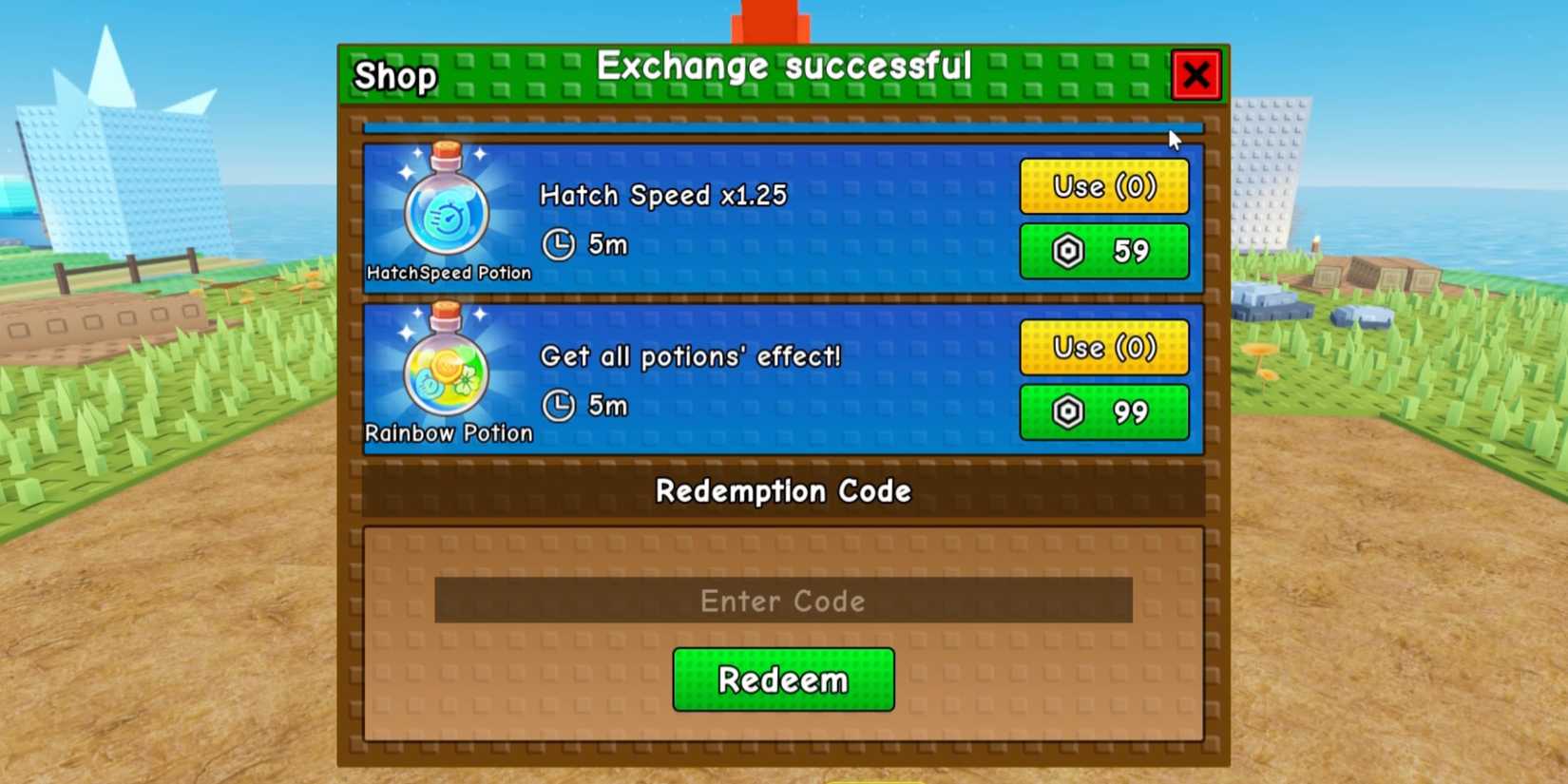 Roblox Build a Zoo Codes