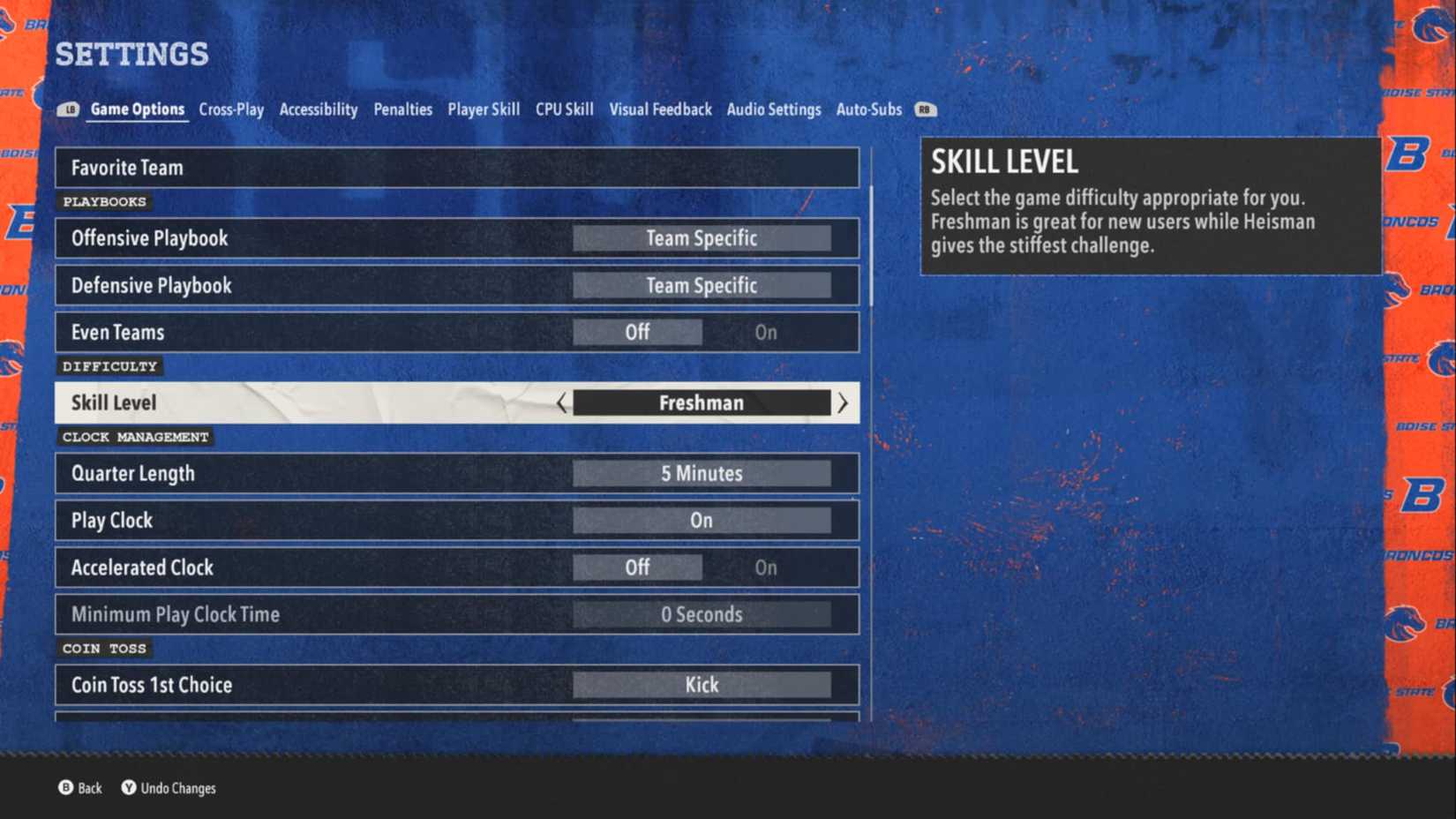 All Difficulty Modes in College Football 26, Explained