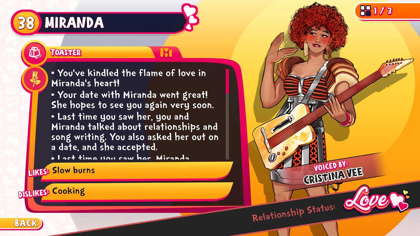 How to Find and Date Miranda Dulce Tostadora in Date Everything