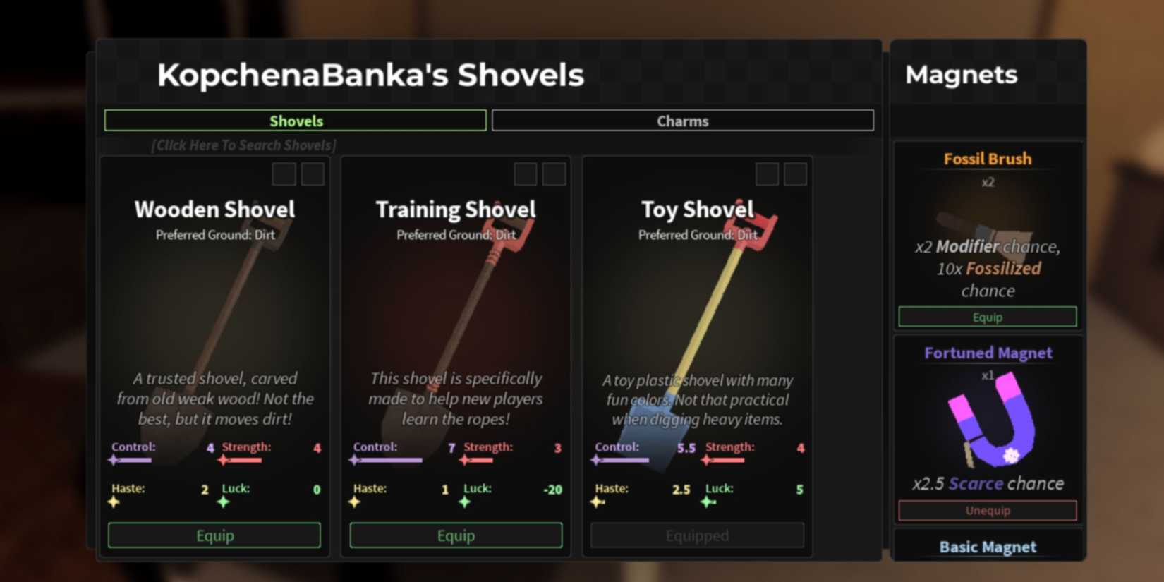 Best Roblox Dig Shovel