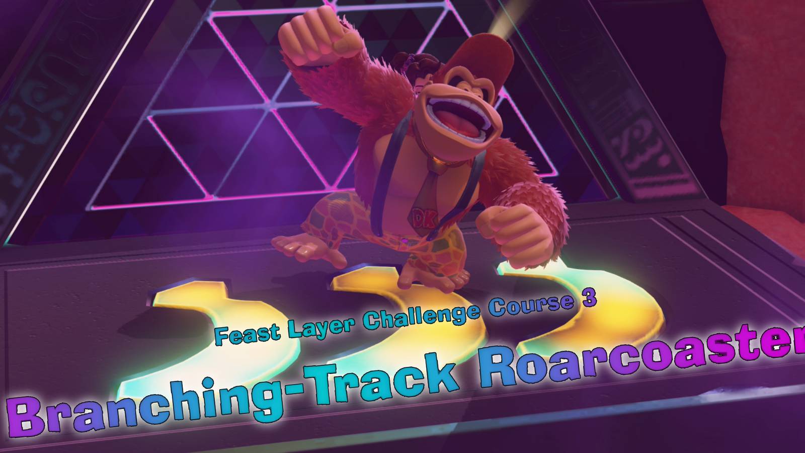 How to Get All Bananas in Branching-Track Roarcoaster in DK Bananza ...