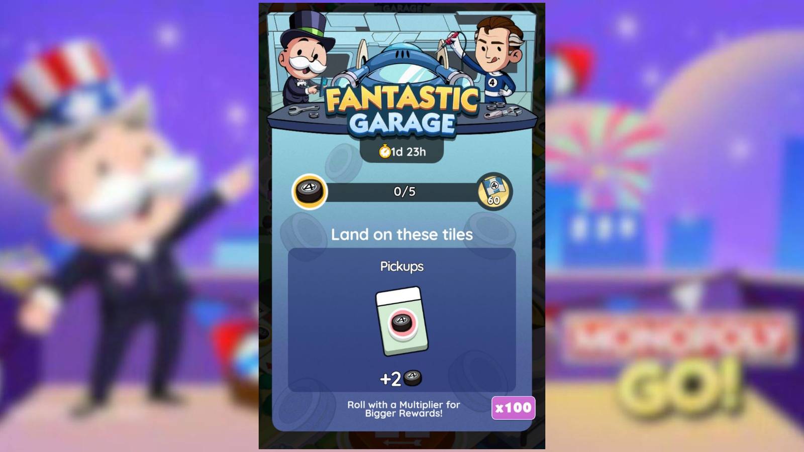 Monopoly GO: Fantastic Garage Rewards and Milestones