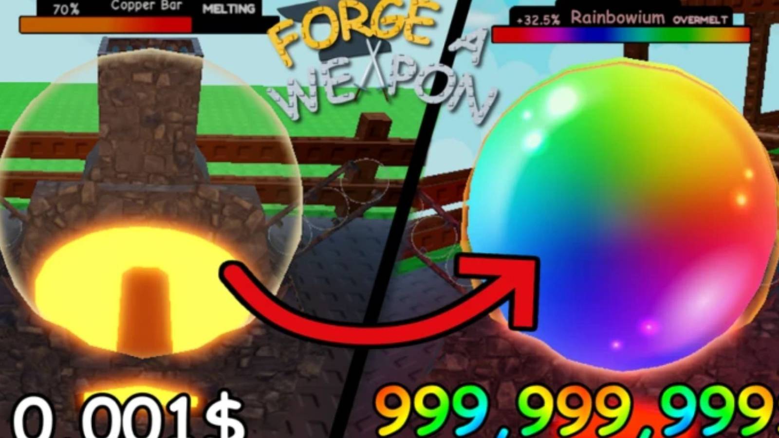 Roblox Forge a Weapon Codes