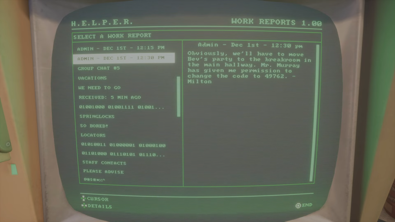 All Text Logs in FNAF: Secret of the Mimic