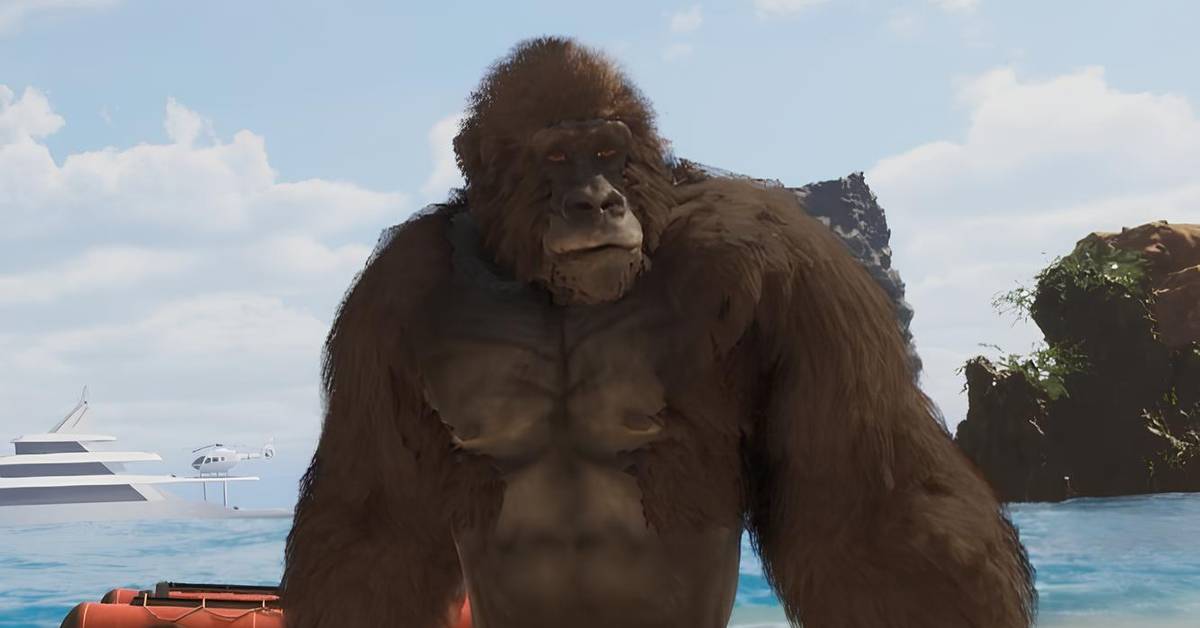 gorilla fighting men