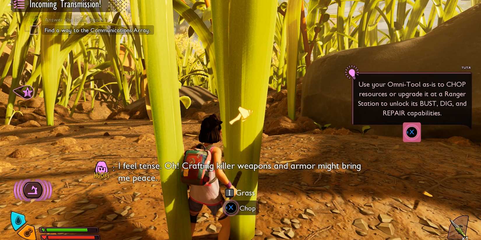 How To Get Axe, Chop Grass & Dry Grass Chunk In Grounded 2