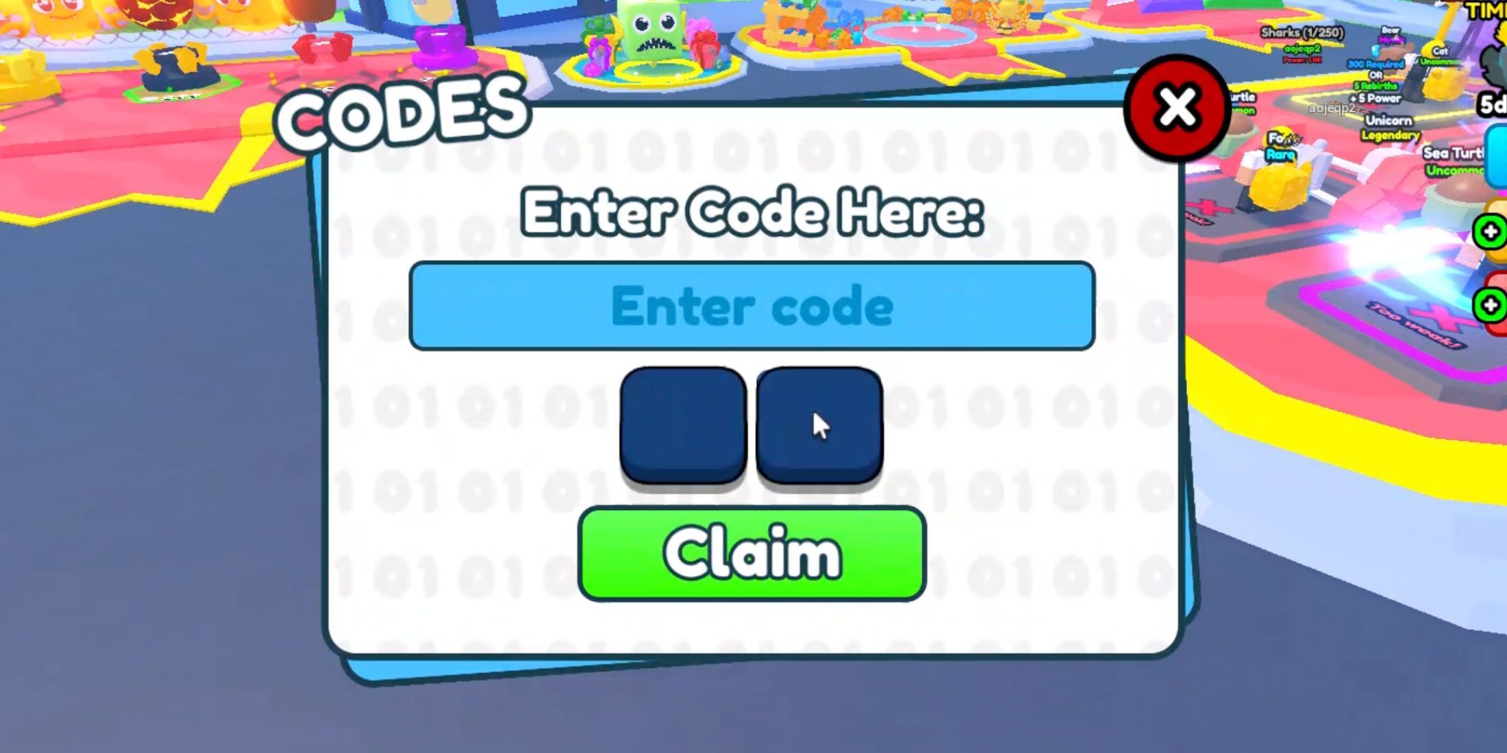 Roblox: Gym Training Codes