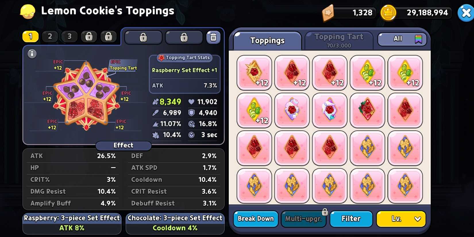 Best Lemon Cookie Topping Build in Cookie Run: Kingdom