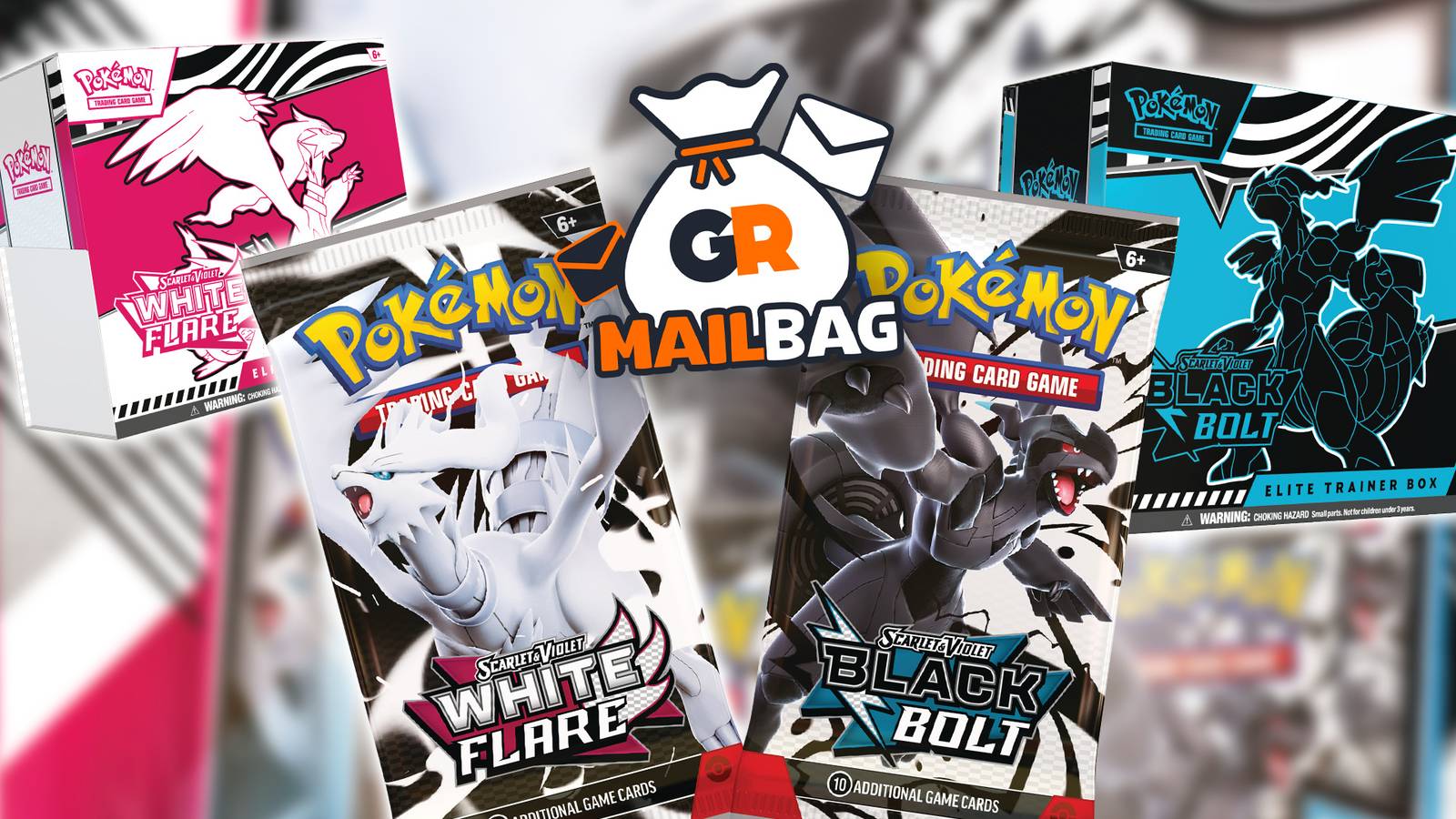 New Pokémon Scarlet & Violet - Black Bolt, White Flare Expansion Pack ...
