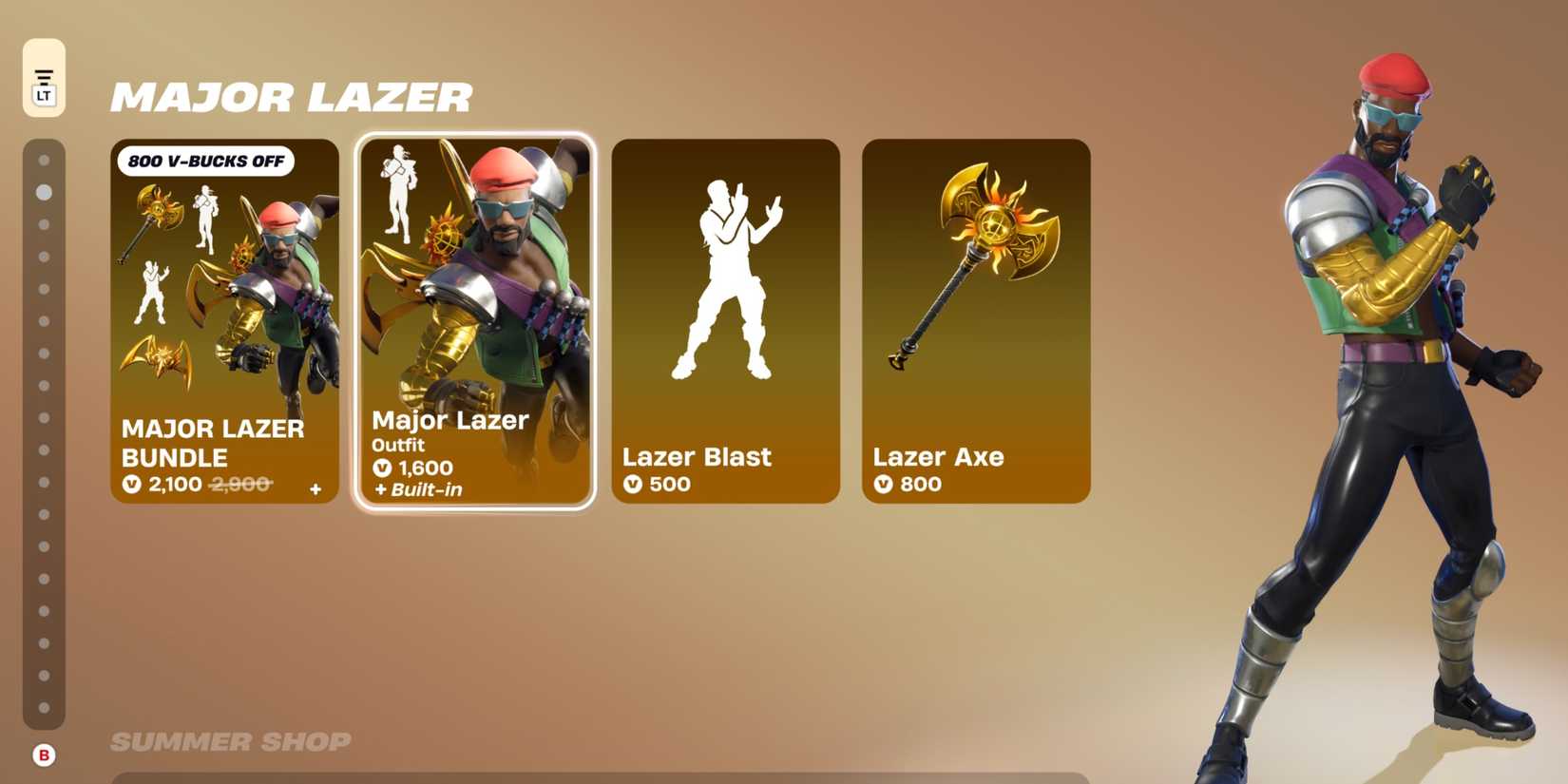 Fortnite: Major Lazer Skin (Price, Release Date)