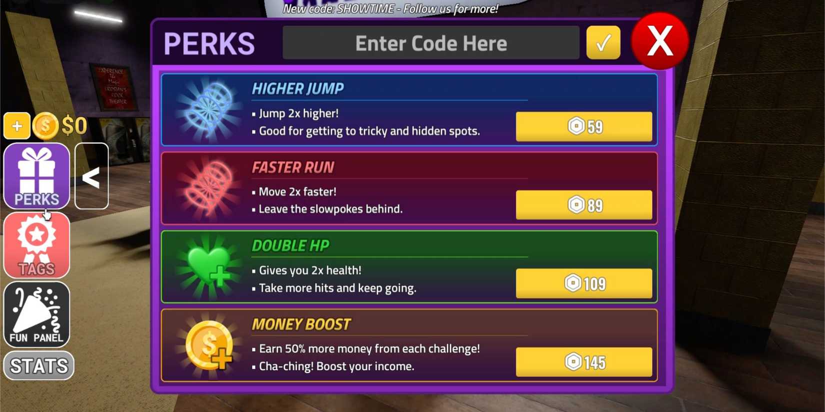 Roblox: Midnight Game Show Codes