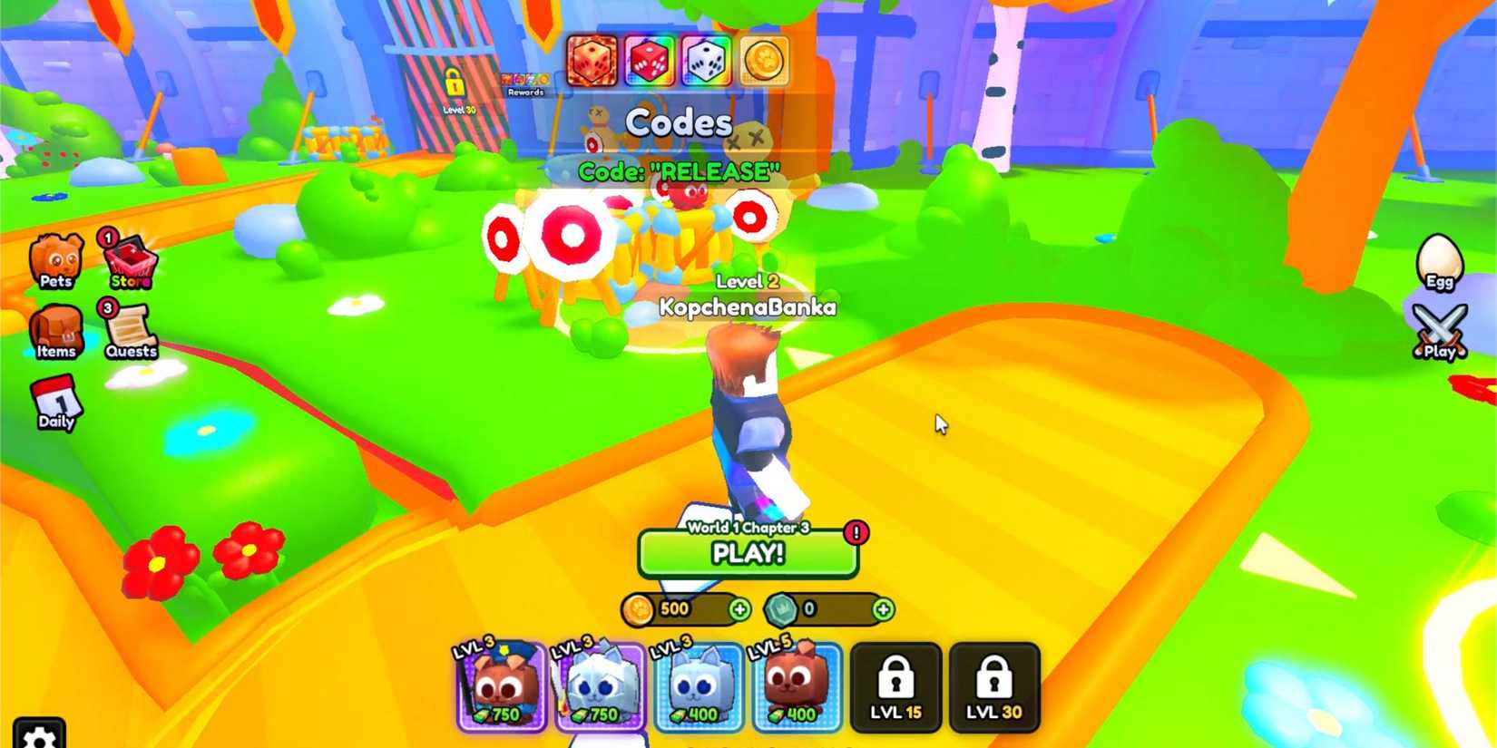 Roblox: Pet Tower Defense Codes