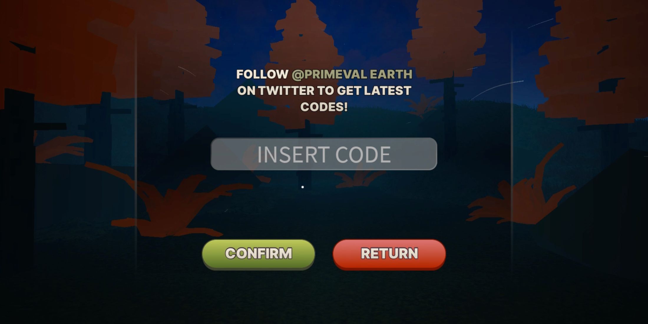 Roblox Primeval Earth Codes
