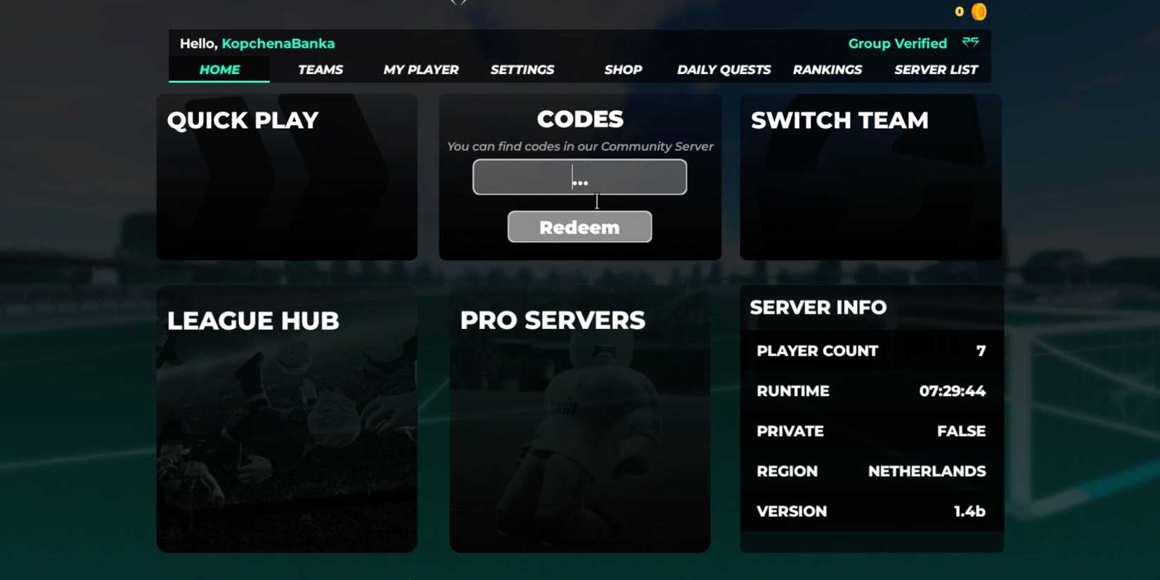 Roblox Pure Soccer Codes