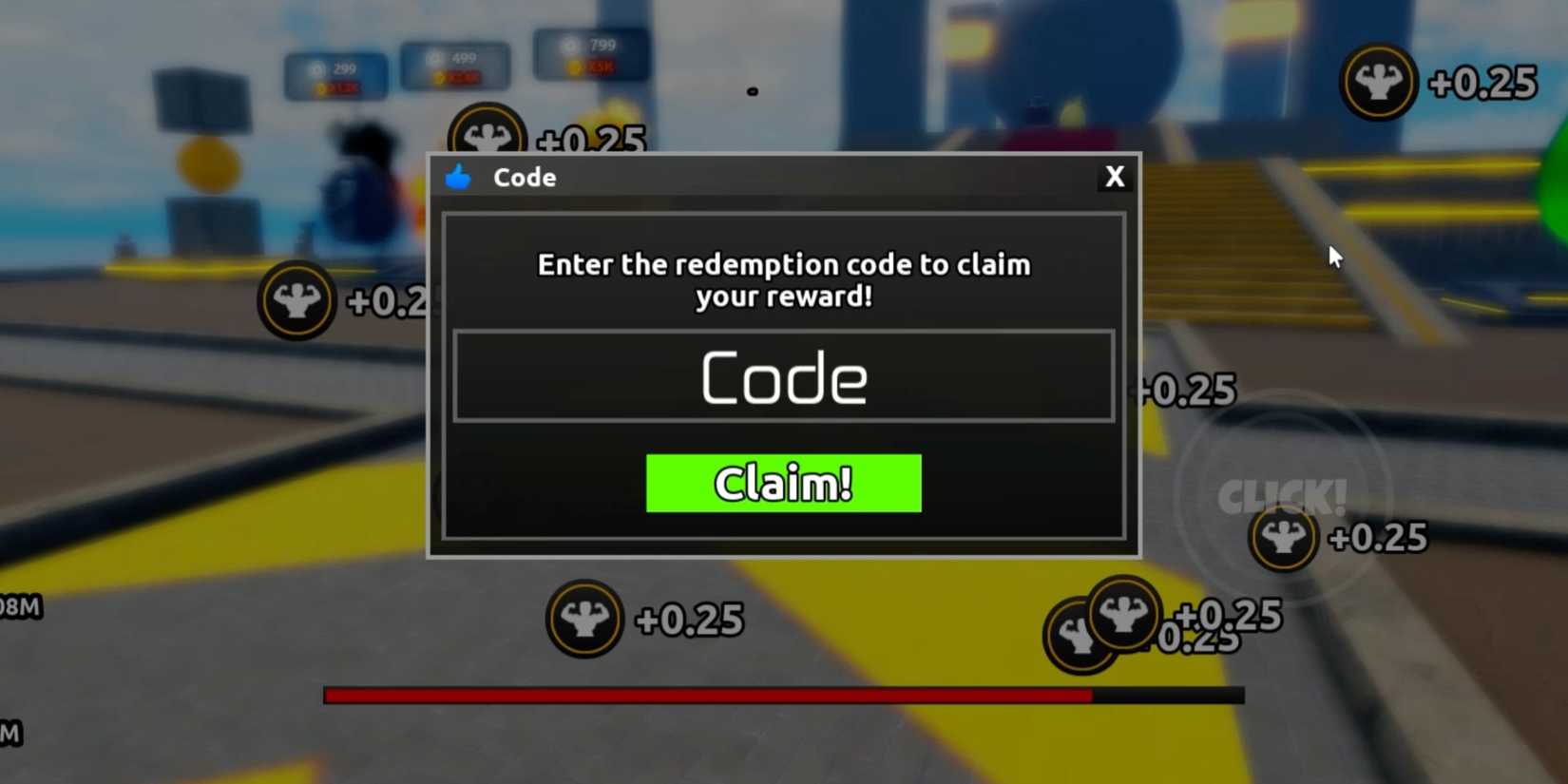 Roblox: Sisyphus Muscle Push Codes