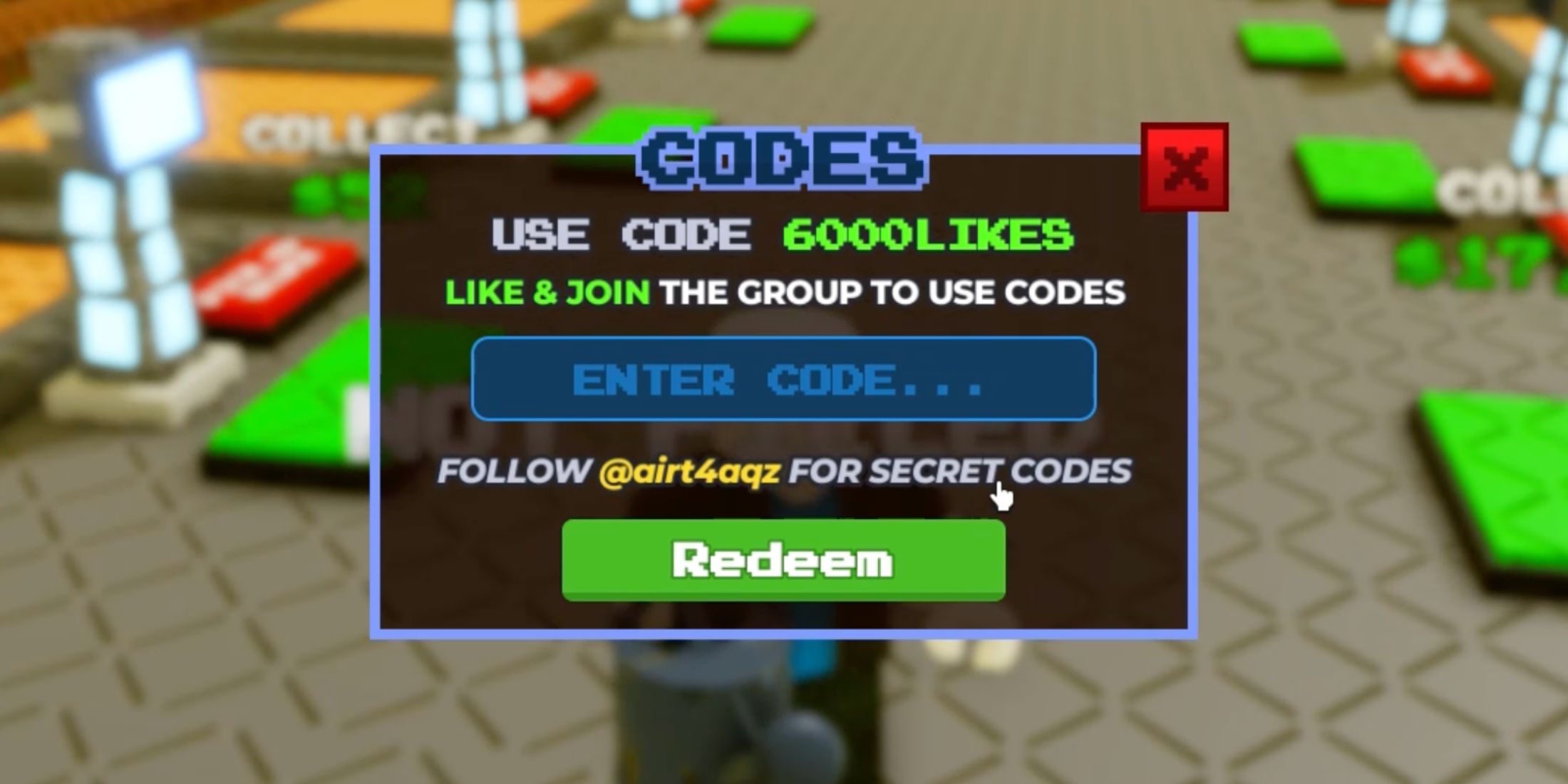 Roblox: Stack the Blocks Codes