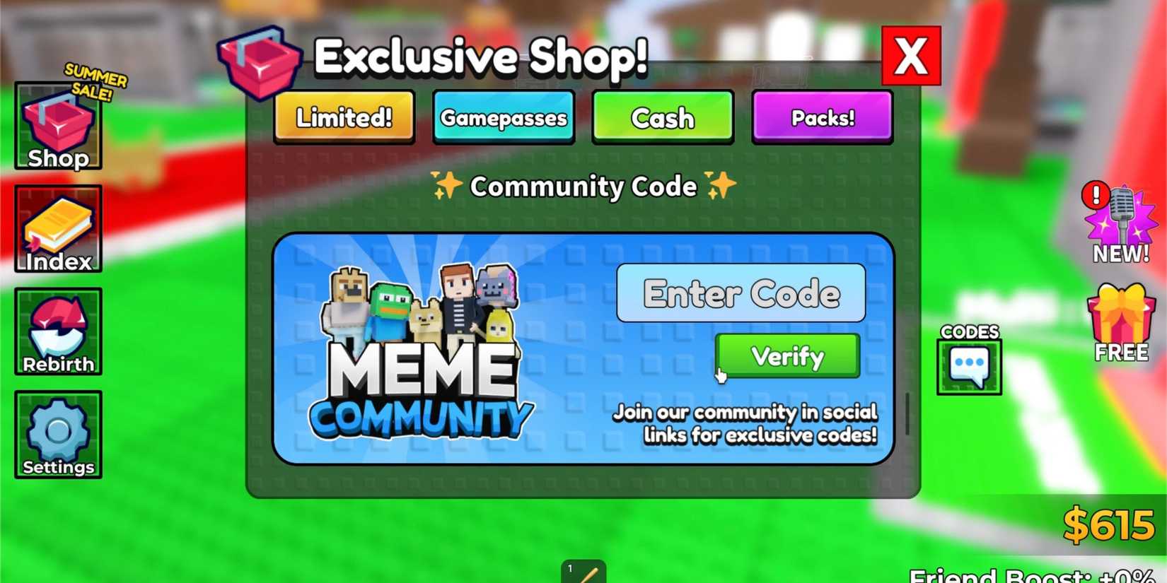 Roblox Steal a Meme Codes