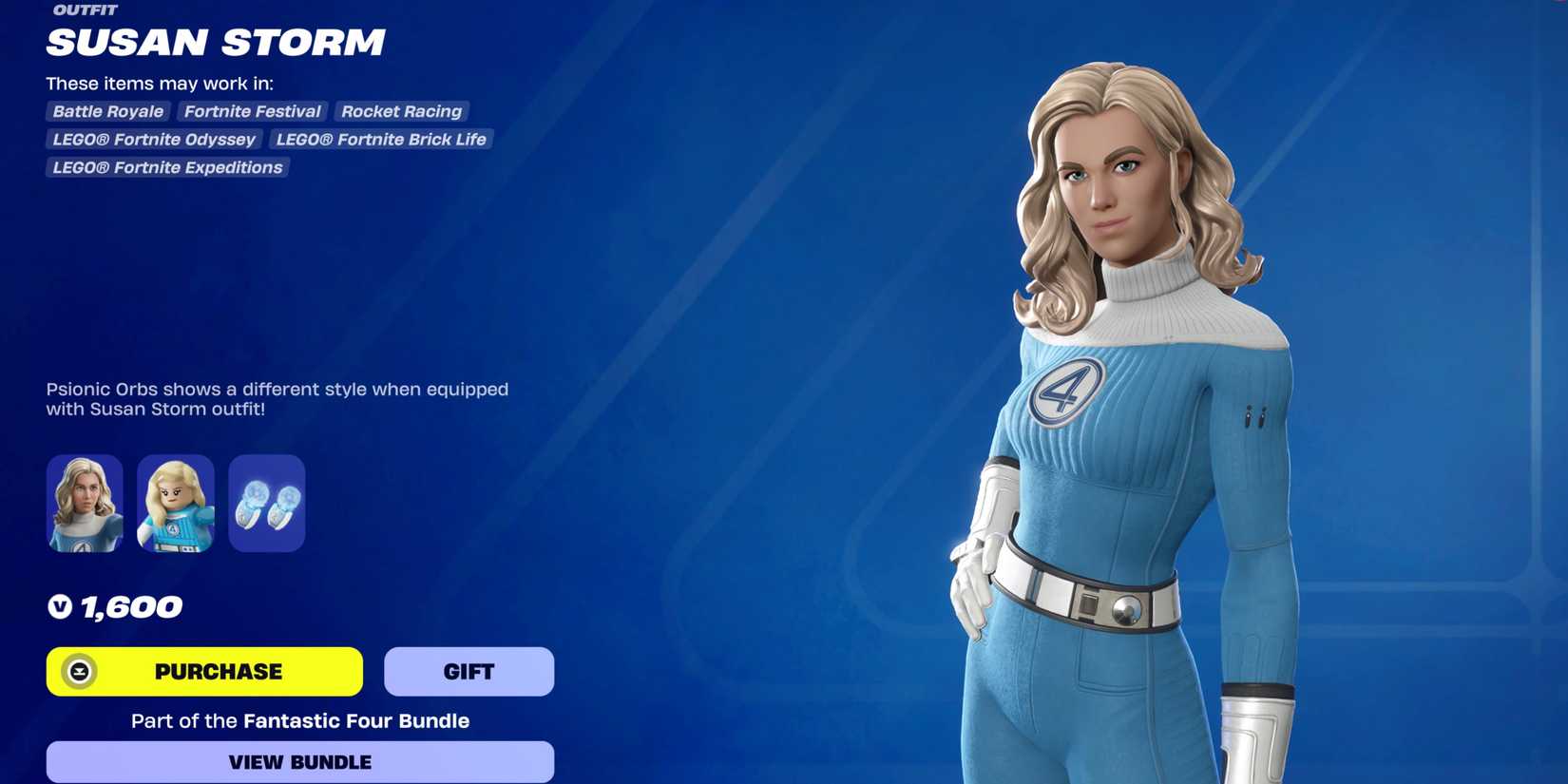 Fortnite x Fantastic Four Skins, Cosmetics & Prices Showcase