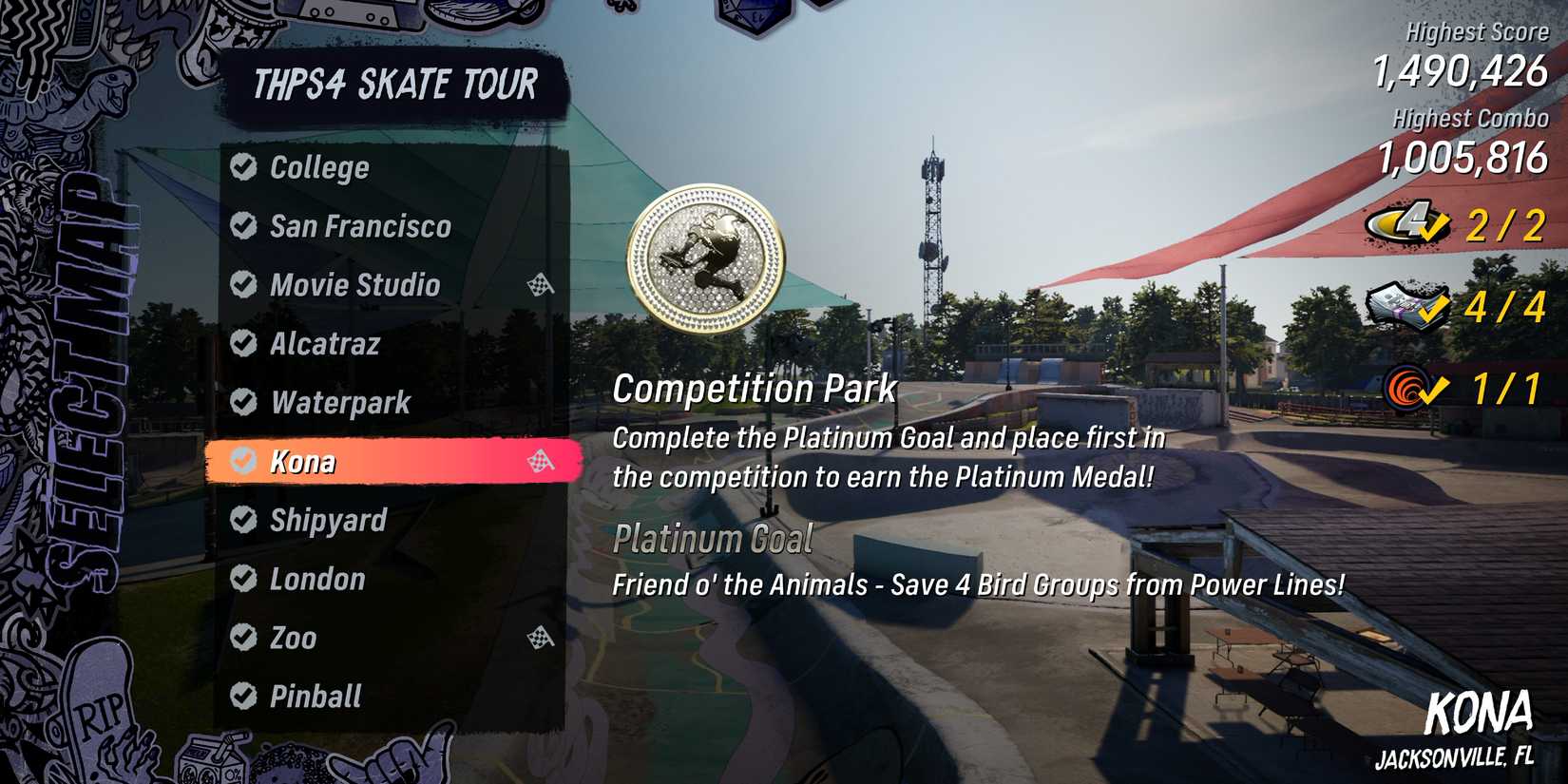 All THPS 3+4 Goals (Complete Mission List)