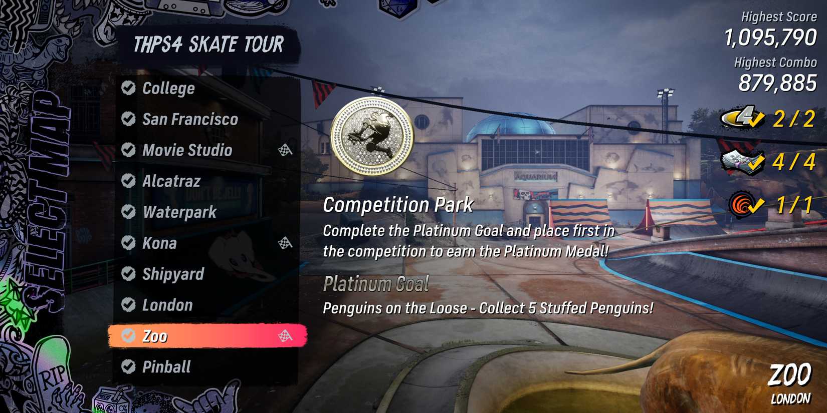 All THPS 3+4 Goals (Complete Mission List)