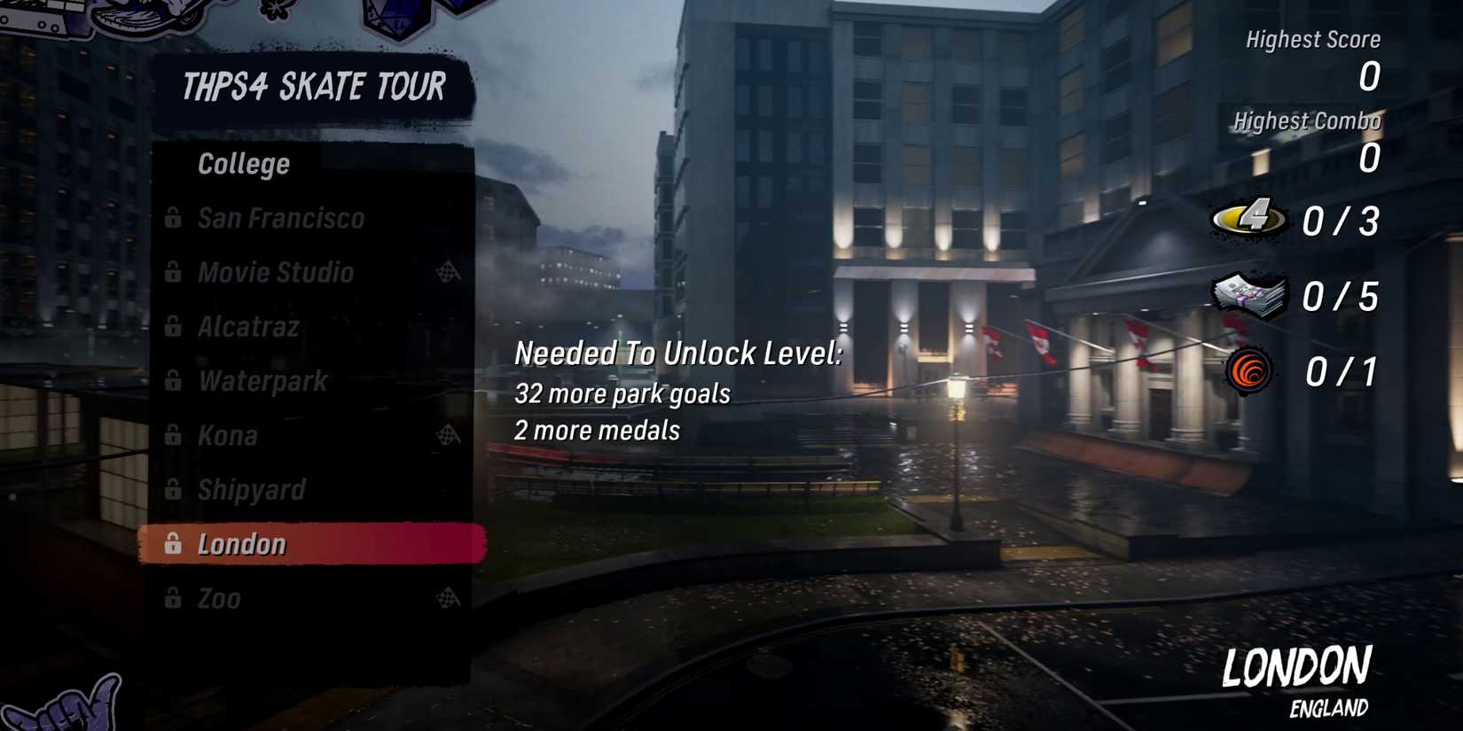 How To Unlock All Tony Hawk's Pro Skater 3+4 Levels