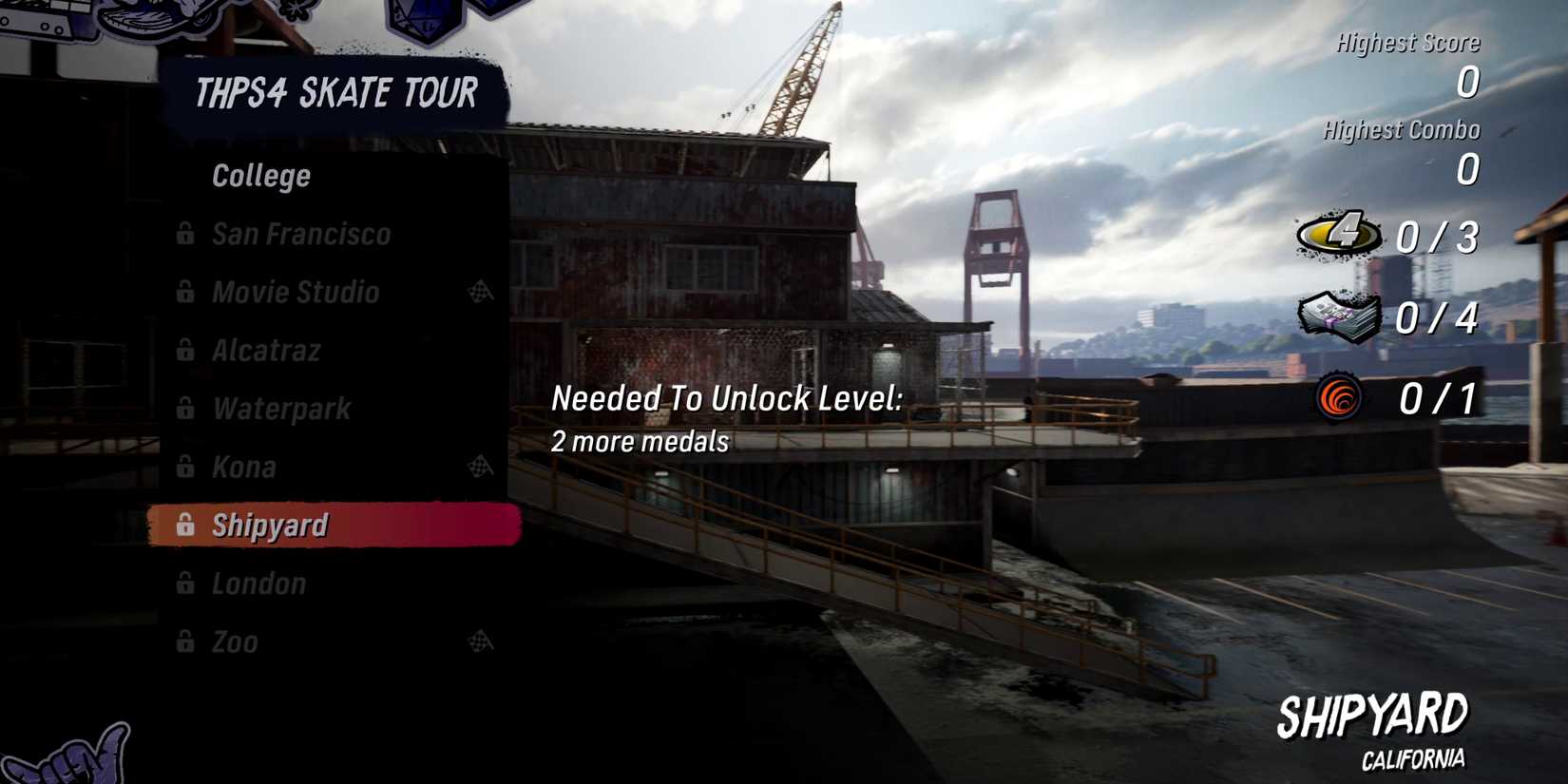 How To Unlock All Tony Hawk's Pro Skater 3+4 Levels