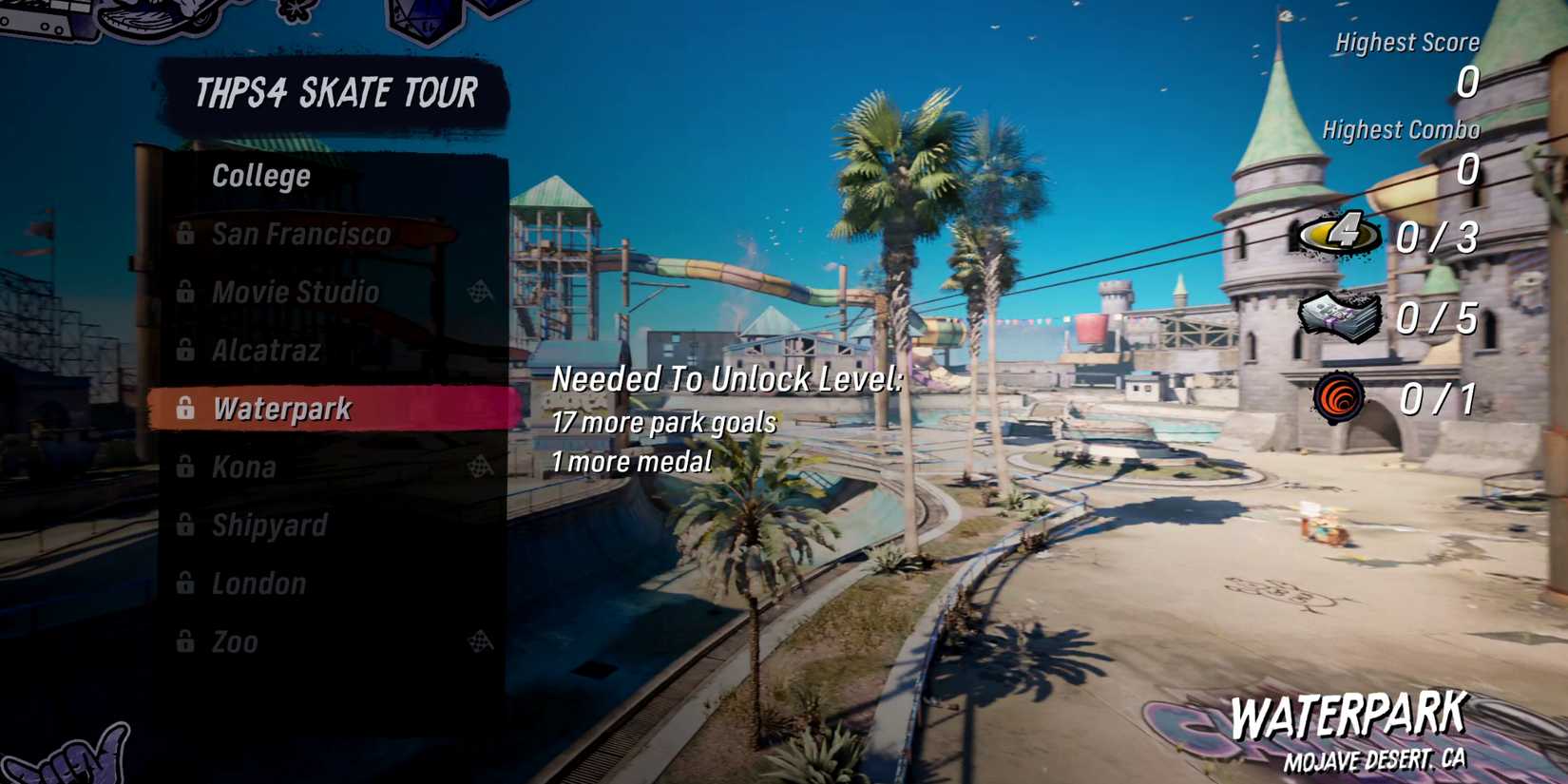 How To Unlock All Tony Hawk's Pro Skater 3+4 Levels