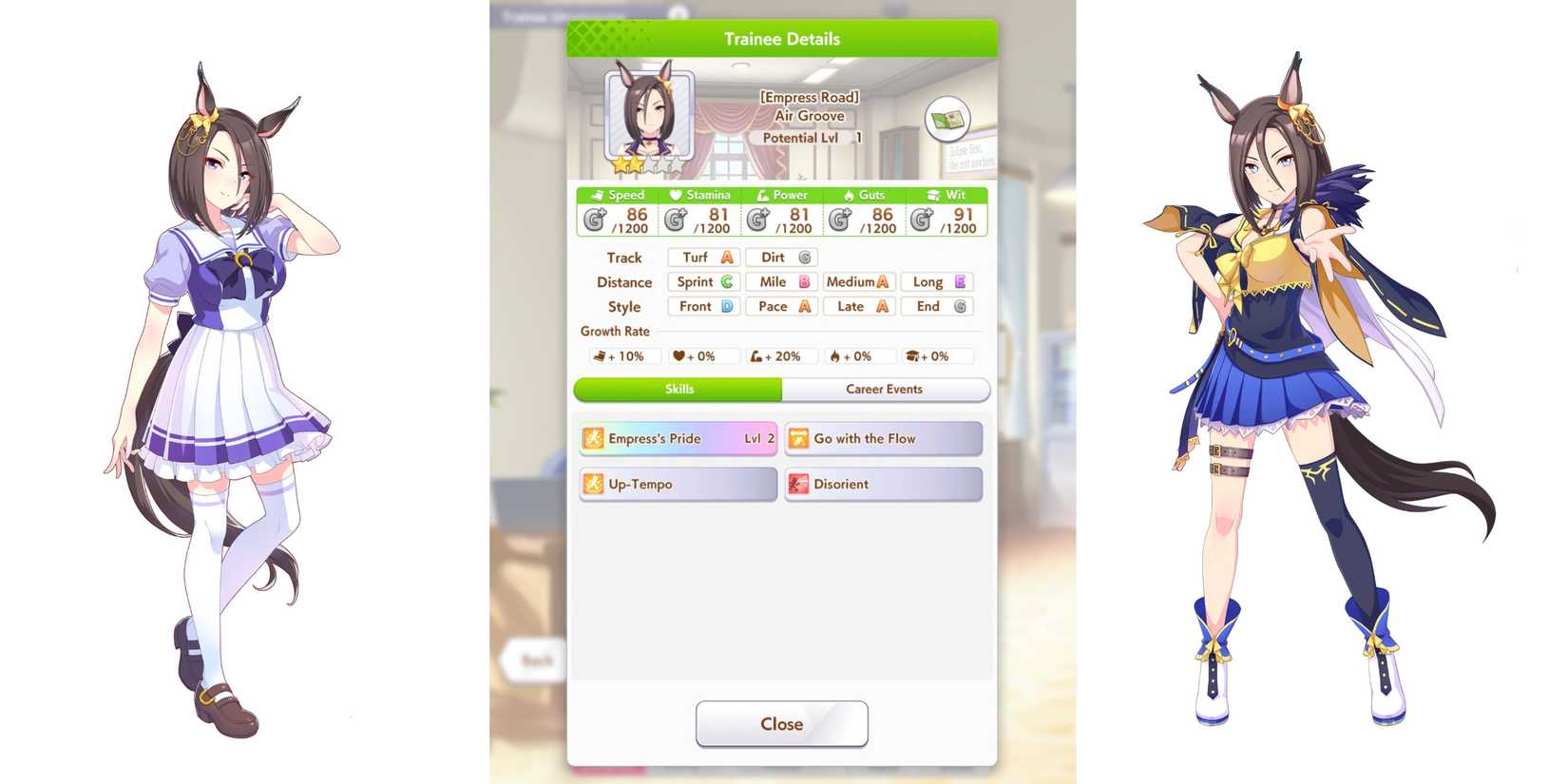 Umamusume: Pretty Derby - Air Groove Build and Stats Guide