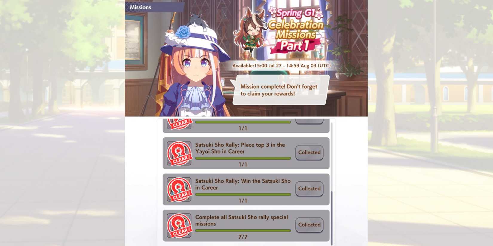 The Best Horses for the Spring G1 Celebration Missions in Umamusume ...