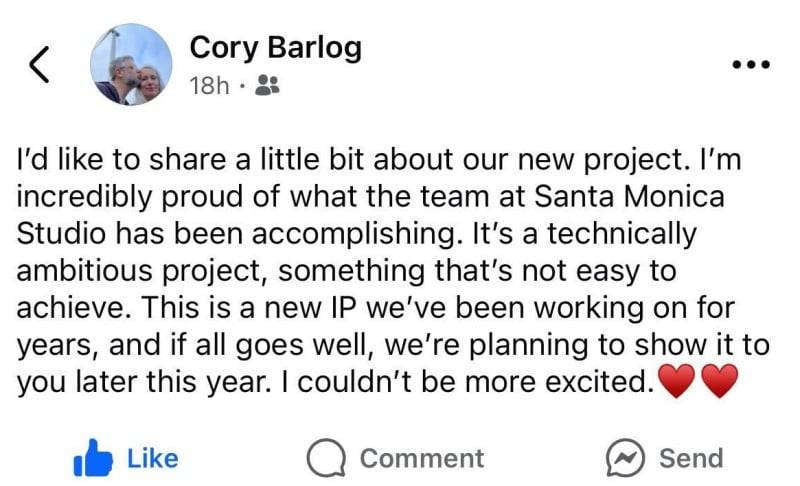 God of War Director Confirms Reveal Plans for 'Ambitious' New Game [UPDATE]