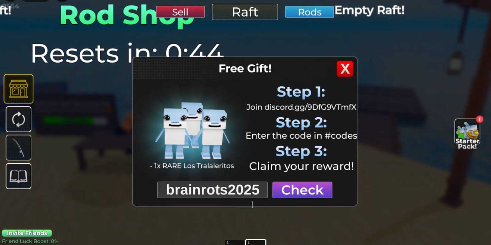 Roblox Fish For Brainrots Codes