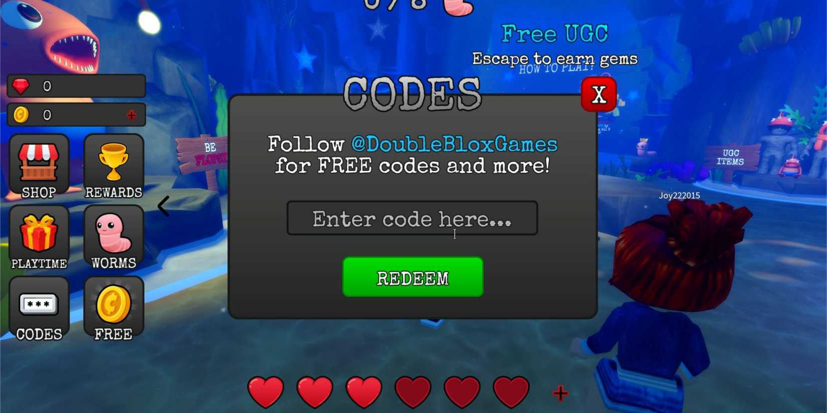 Roblox Fishbait Escape Codes